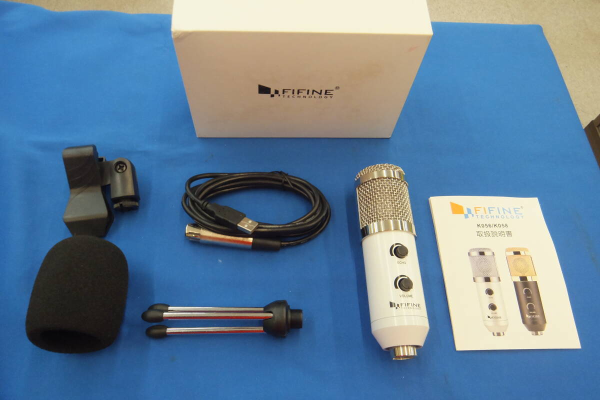 Yahoo!オークション - 即決 中古 FIFINE ファイファイン USBマイク エ...