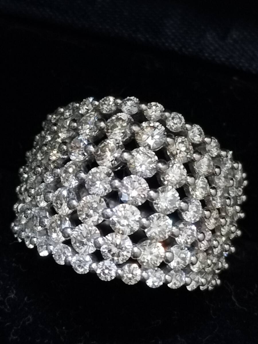 Yahoo!オークション - 【新品】プラチナ Pt900 ダイヤモンドリング 3.0...