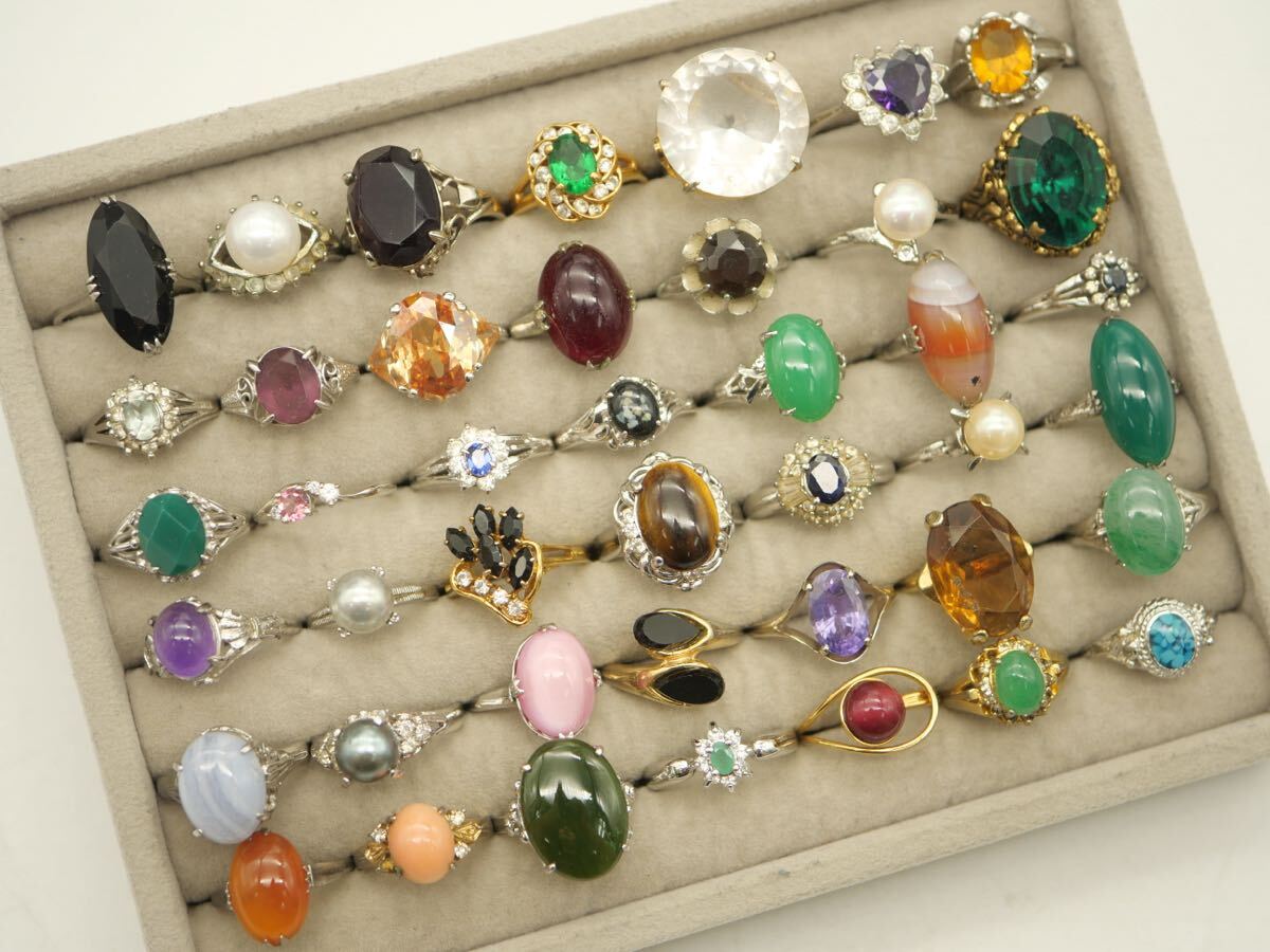 Yahoo!オークション - 【B99】リング 指輪 千本透かし など 昭和レトロ...