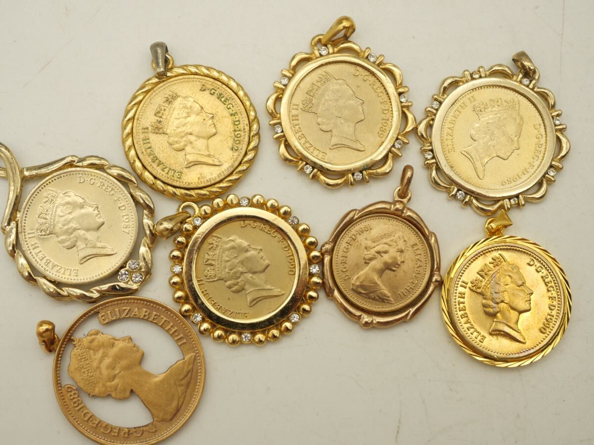 Yahoo!オークション - 【D59】コイントップ エリザベス など ペンダン...