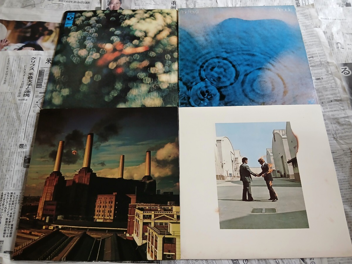 Yahoo!オークション - ピンク・フロイドLP10枚帯付赤盤有EP4枚+おまけL...