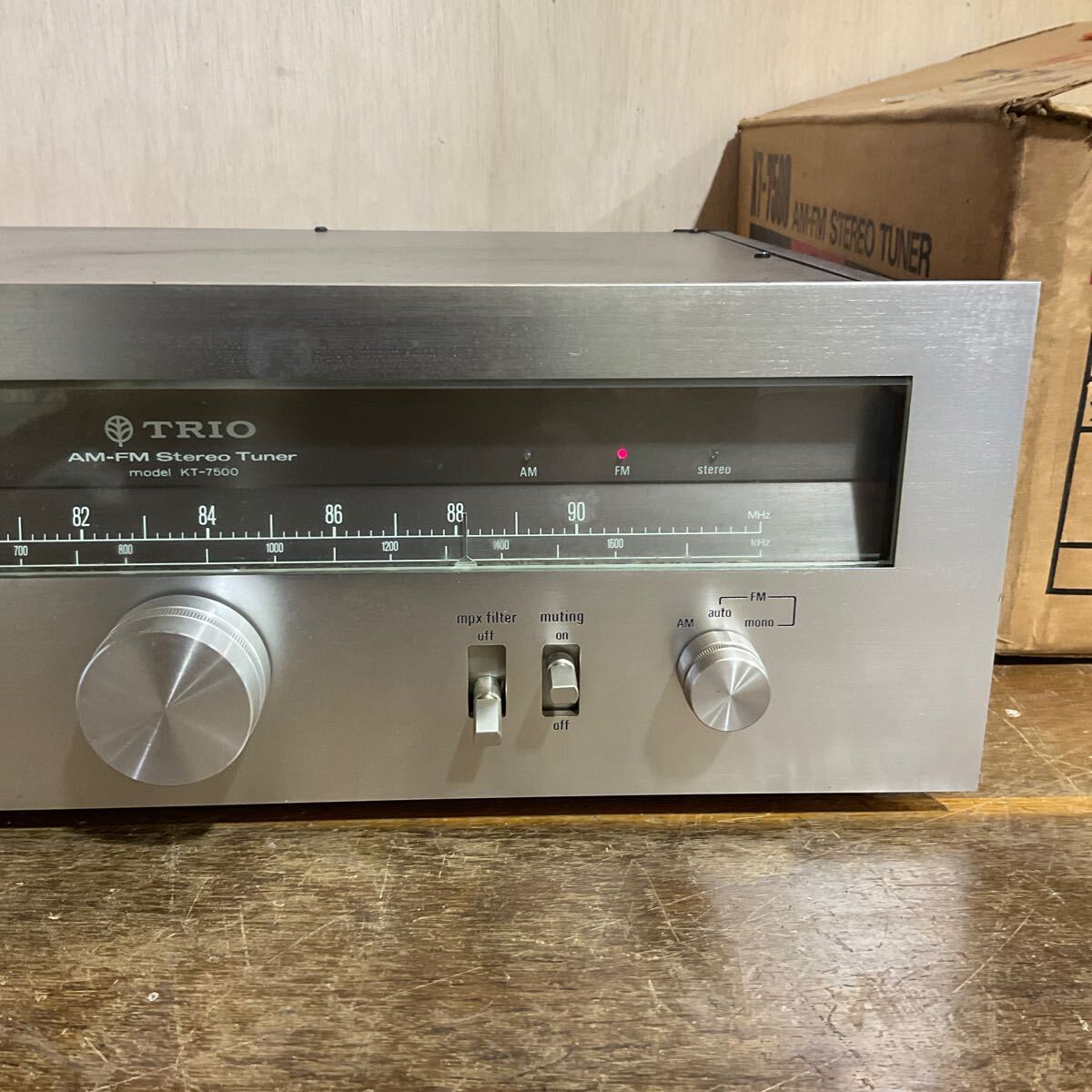 Yahoo!オークション - C16/動作品 TRIO AM FMステレオチューナー KT750...