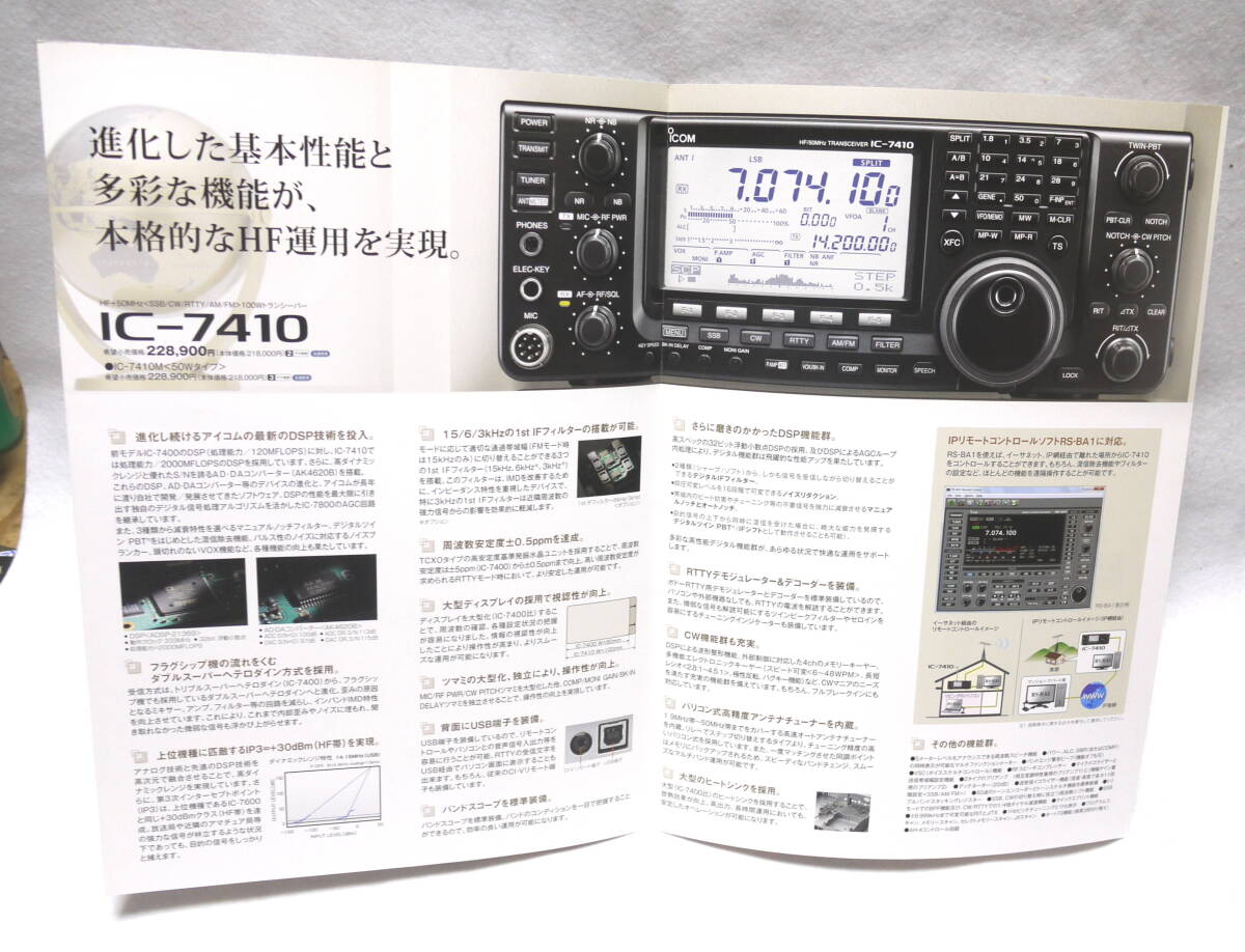 Yahoo!オークション - カタログ IC-7410 ICOM