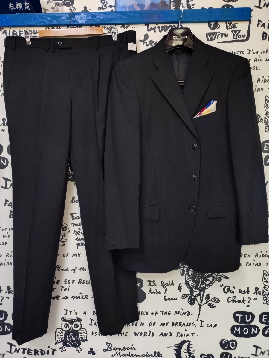 Yahoo!オークション - 送料込 Adelante.E.X(大栄既製服)春夏スーツ3釦...