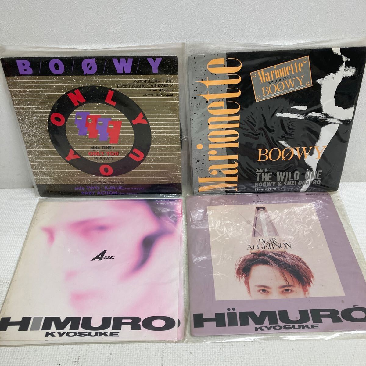 Yahoo!オークション - I0519A3 BOOWY / 氷室京介 EP レコード 4巻セッ...