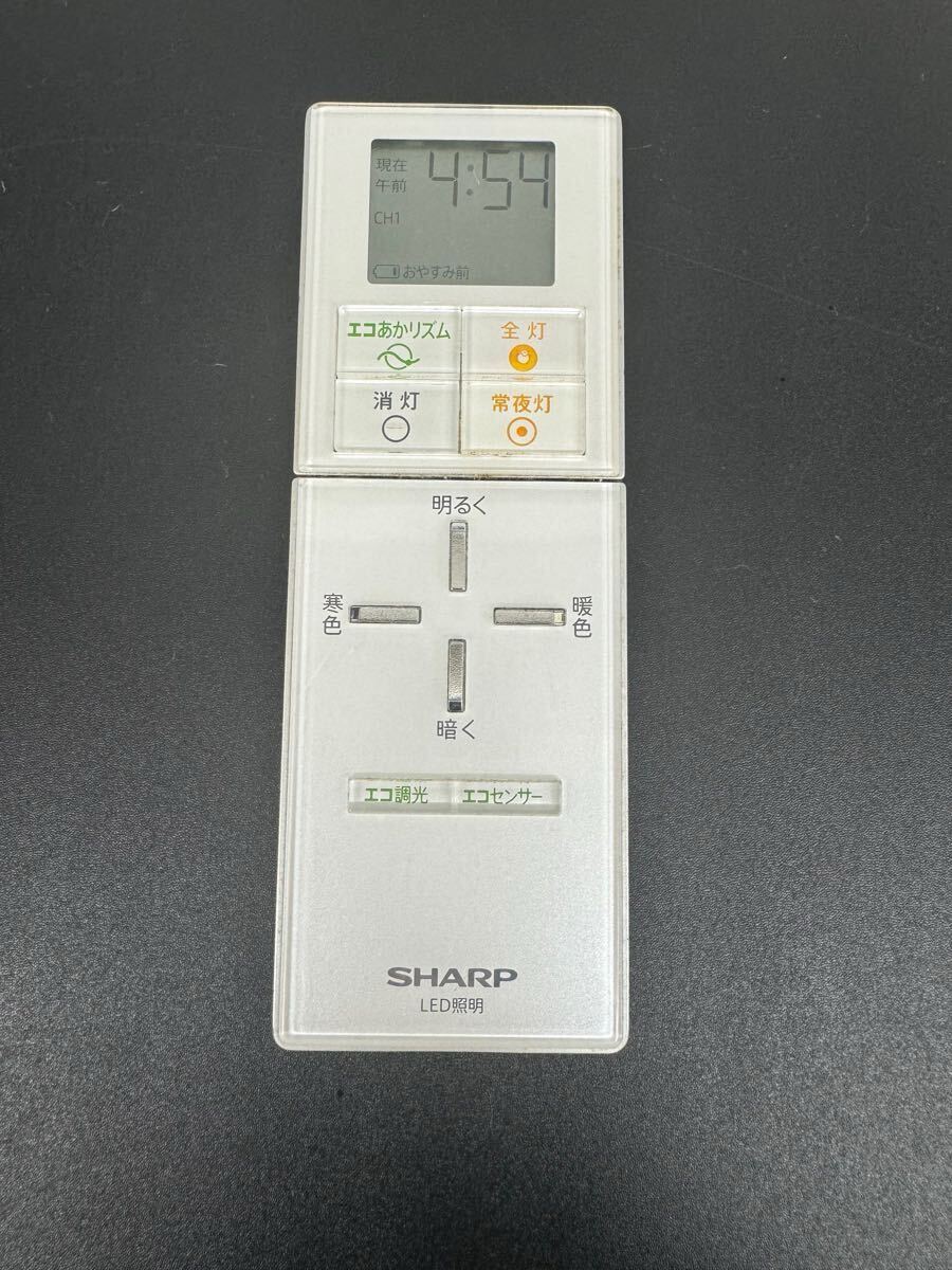 Yahoo!オークション - Y-821【通電 SHARP LED照明用リモコン A010SD】