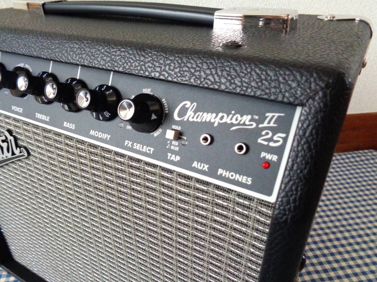 Yahoo!オークション - Fender Champion II 25 100V JP ギターアンプ フ...