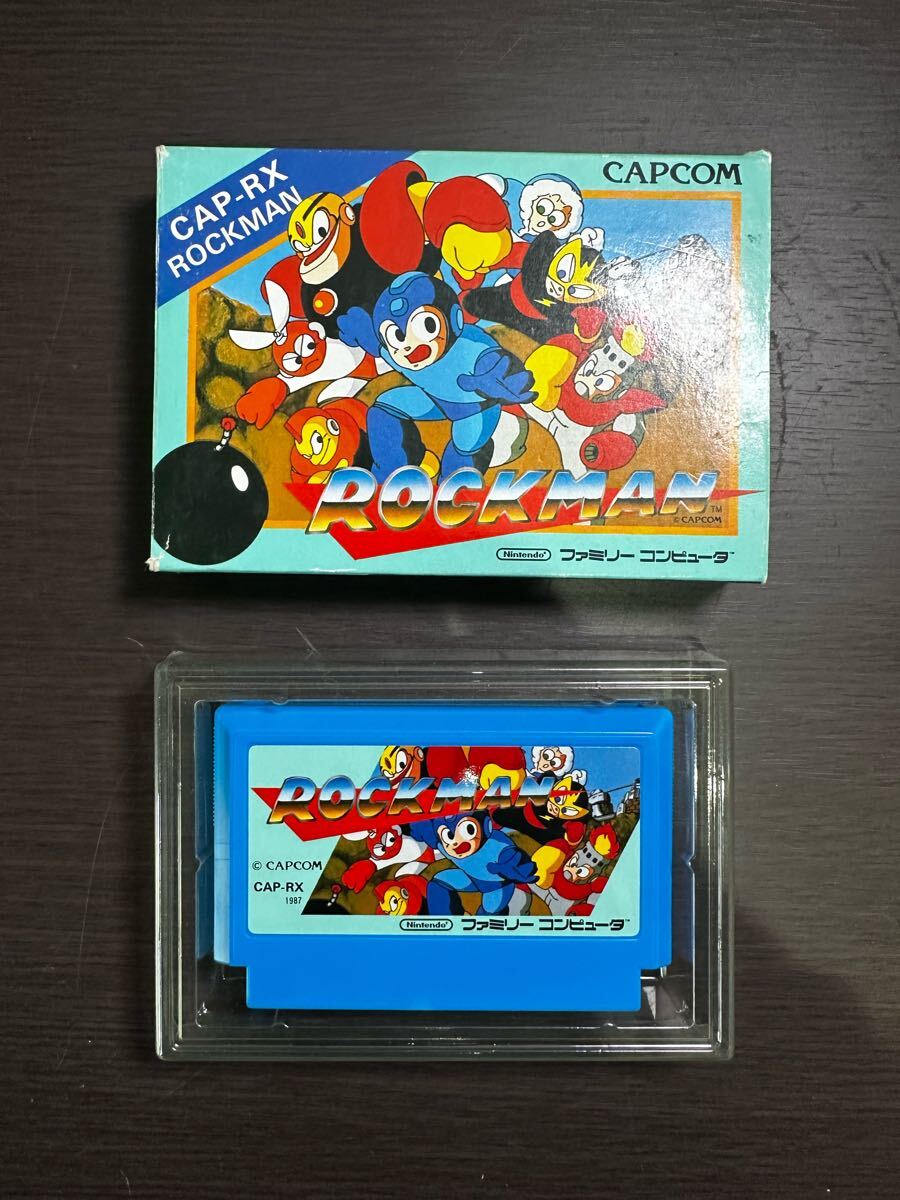 Yahoo!オークション - FC CAPCOM カプコン CAP-RX ロックマン ファミコ...