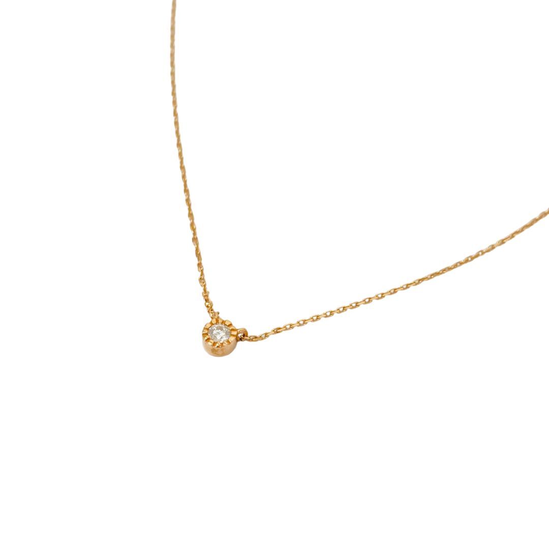 Yahoo!オークション - 美品 ete エテ K10PG 1P ダイヤモンド チェーン...