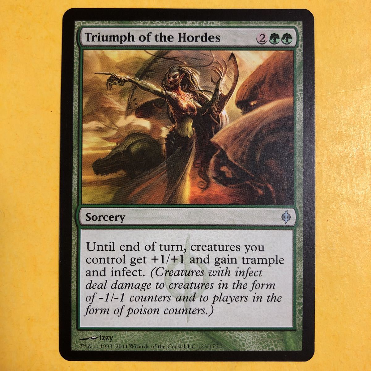 Yahoo!オークション - 【AG-MTG】 《大軍の功績/Triumph of the Hordes...