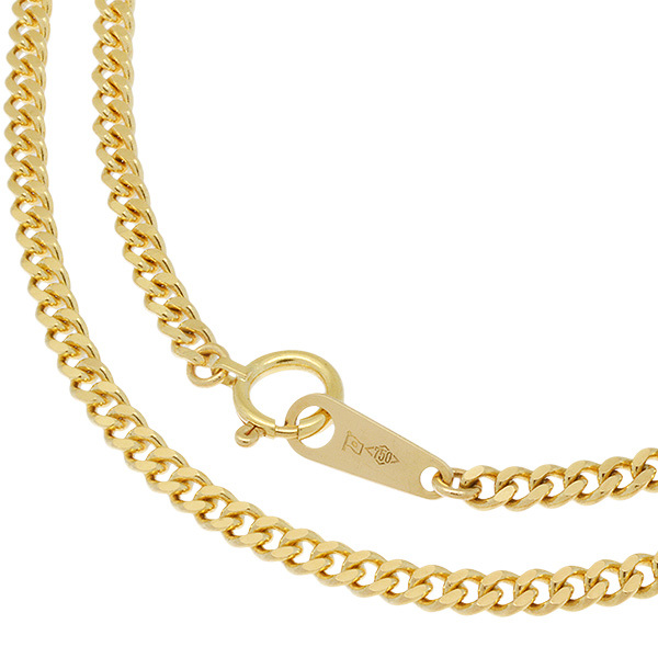 Yahoo!オークション - K18YG 2面シングル 喜平ネックレス 41.5cm 10.0g...