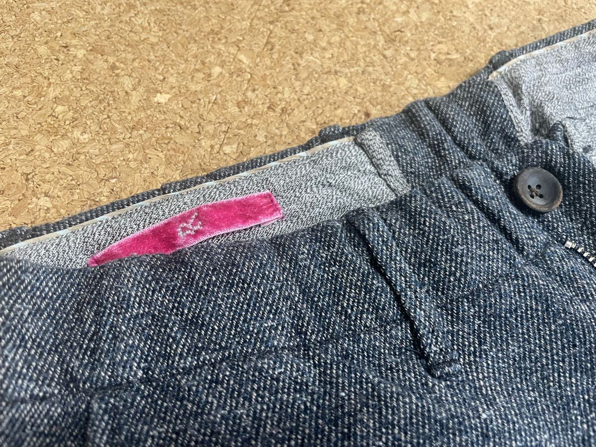 Yahoo!オークション - 45rpm R 藍染インディゴツィードパンツサイズ1