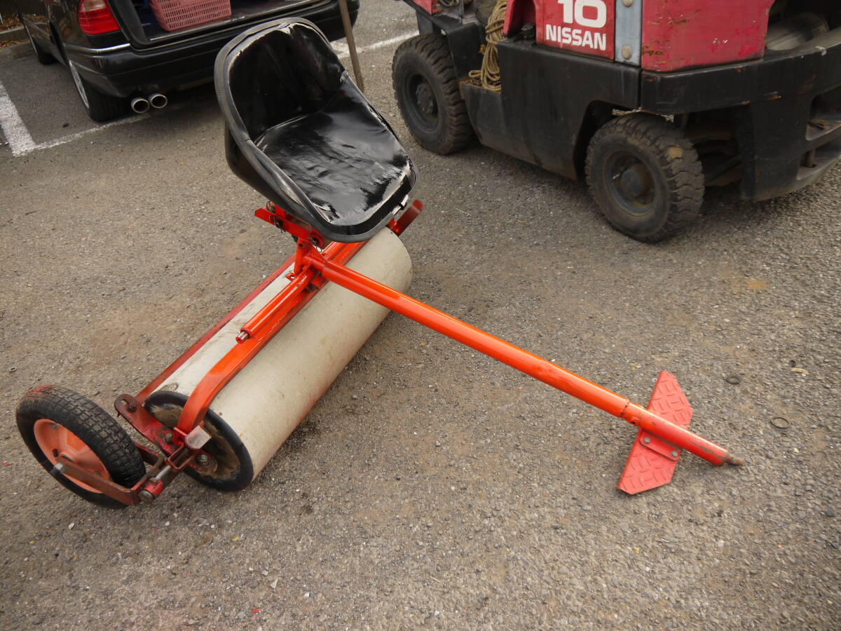 Yahoo!オークション - 館林より 幅90cm 鎮圧ローラー 麦踏 ティラー...