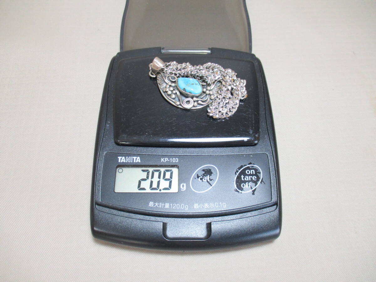 Yahoo!オークション - J059 シルバーアクセサリー ターコイズ×月デザ...