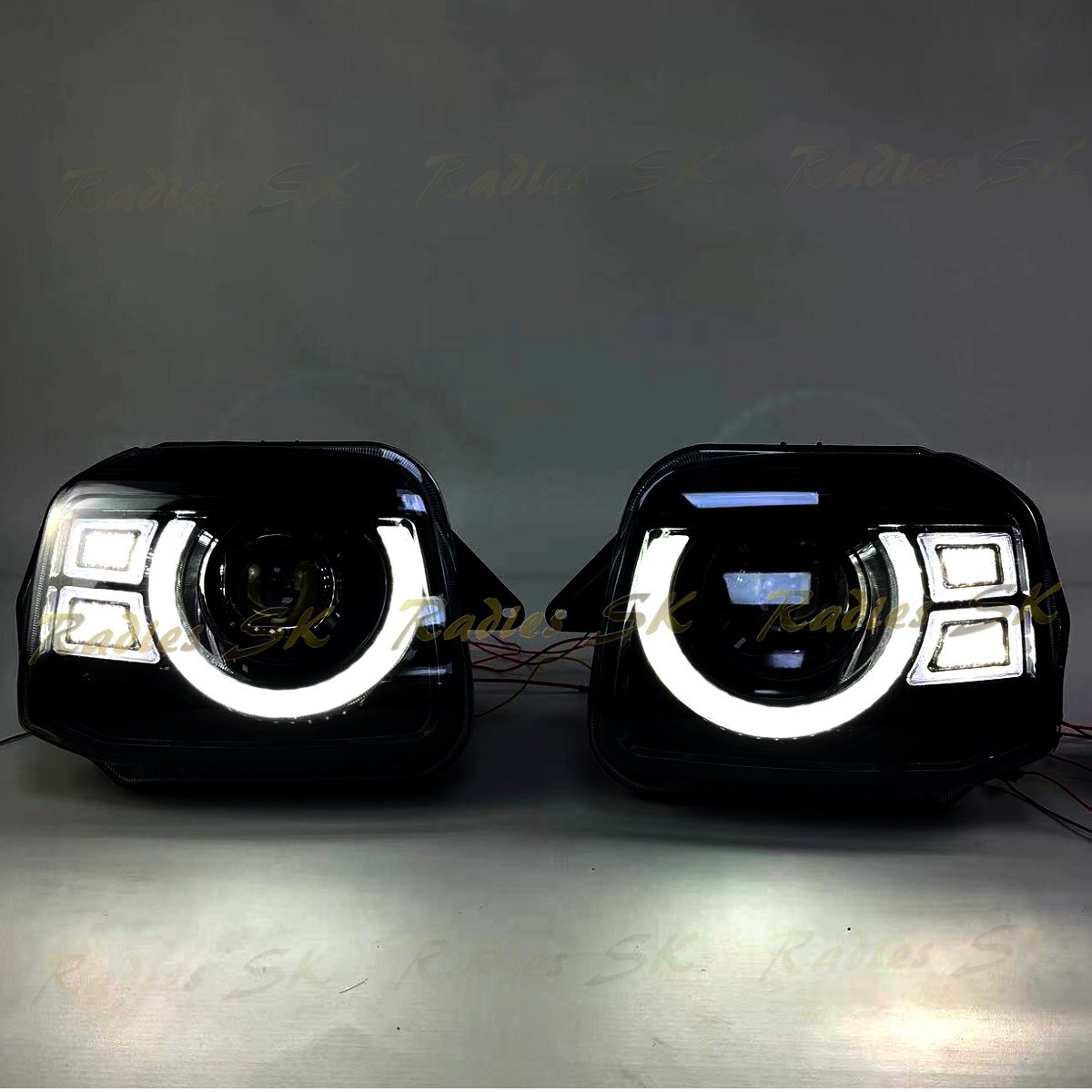 Yahoo!オークション - スズキ ジムニー JB23 LEDヘッドライト パーツ ...