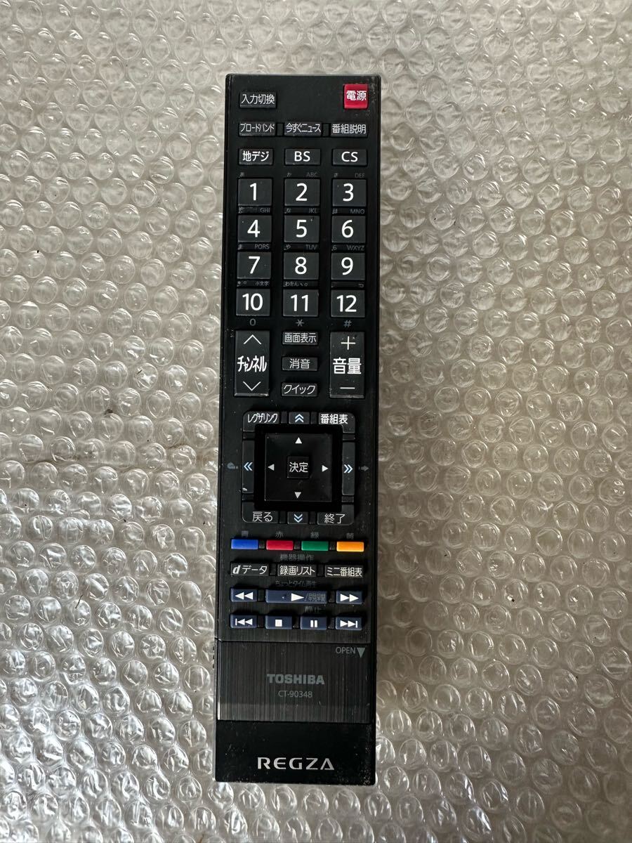Yahoo!オークション - TOSHIBA REGZA TV リモコン CT-90348 ①【スマホ...