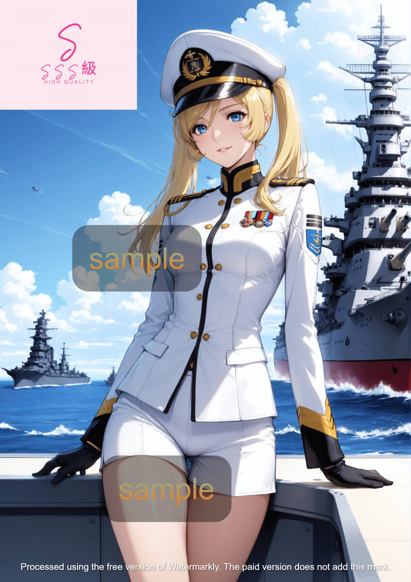 Yahoo!オークション - ORIGINAL294 A4 ポスター イラスト アニメ AI 美...