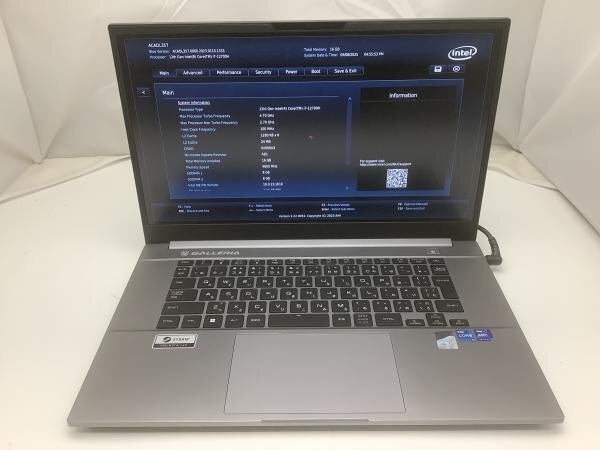 Yahoo!オークション - ジャンク THIRDWAVE UL7C-AA2 Core i7 12700H 16...