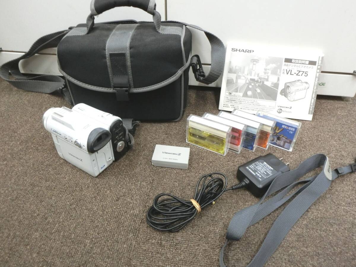 Yahoo!オークション - 43711 シャープ SHARP VL-Z75 デジタルビデオカ...