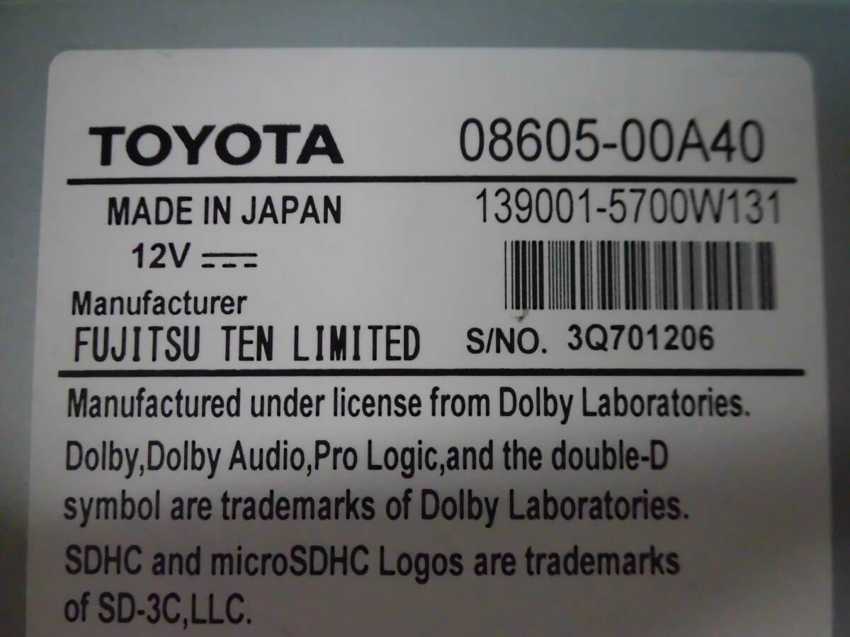 Yahoo!オークション - N3247 トヨタ【TOYOTA】純正 SDナビ NSZT-Y66T ...