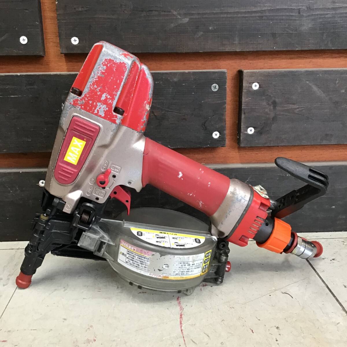 Yahoo!オークション - マックス/MAX 高圧エア釘打ち機 HN-R38 送料無...