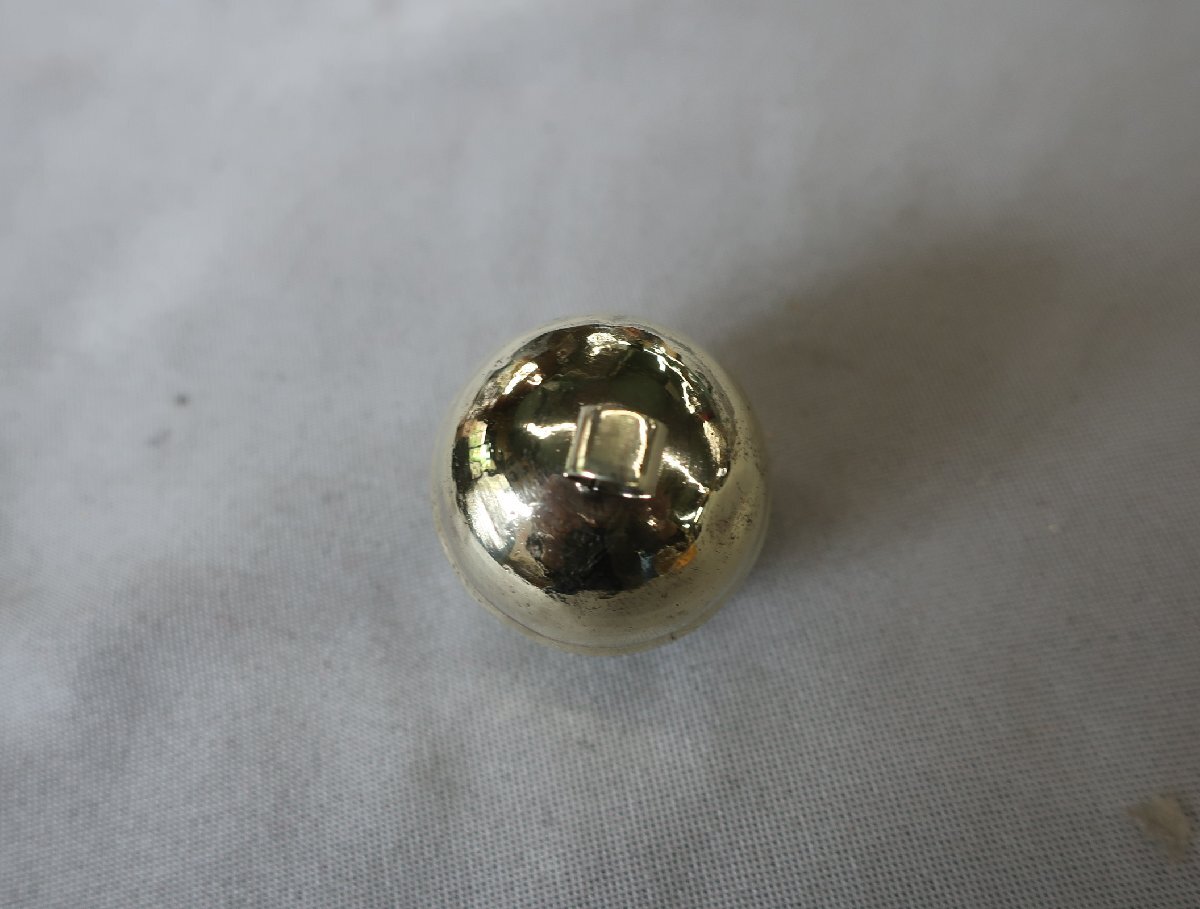 Yahoo!オークション - 【K-2417】鈴 福鈴 本坪鈴 真鍮 1寸2分