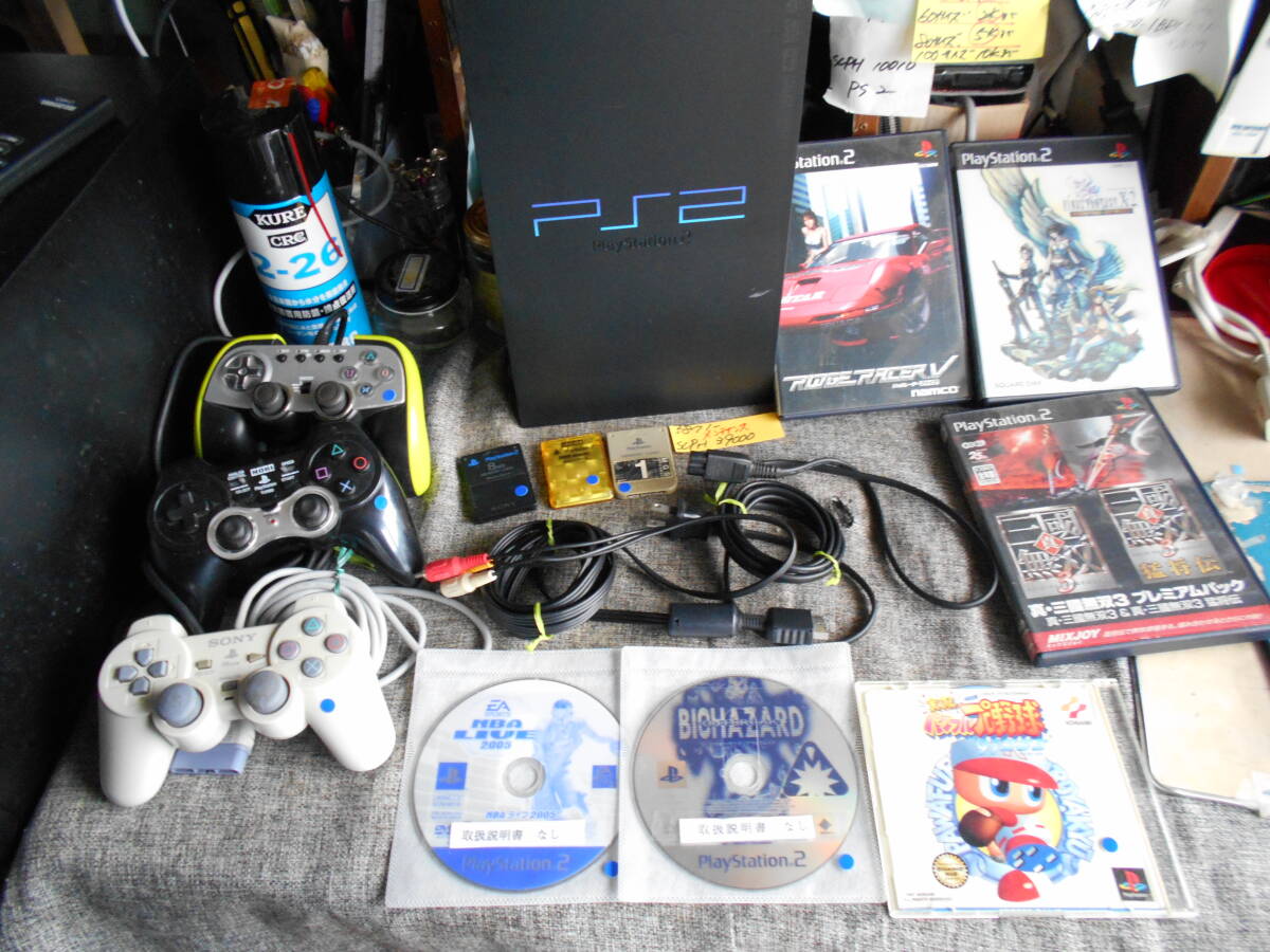 Yahoo!オークション - 5871-6 SCPH39000 PS1 PS2 動作品セット メモリ3...