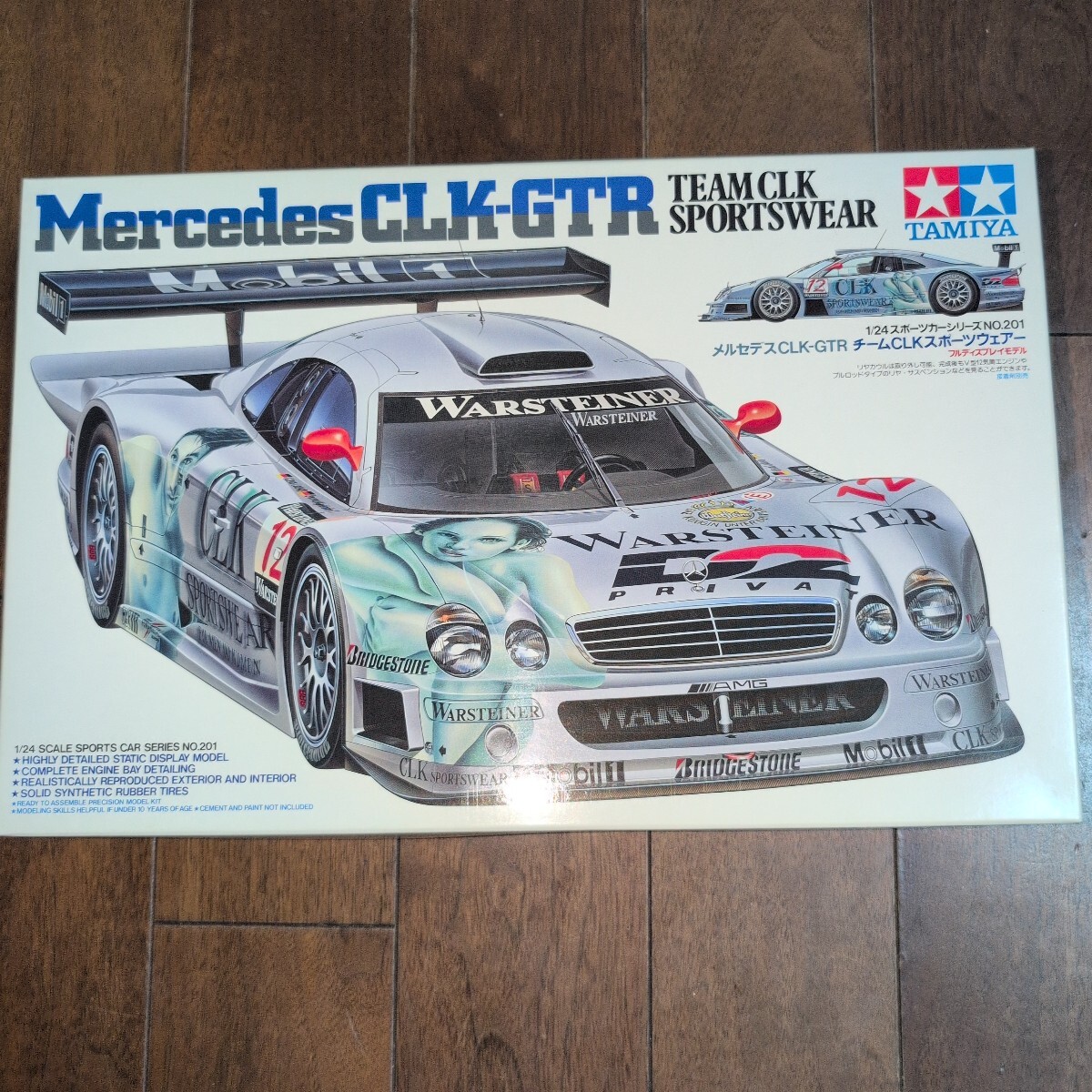 Yahoo!オークション - 【未組立】タミヤ/1 24 メルセデスCLK-GTR チー...