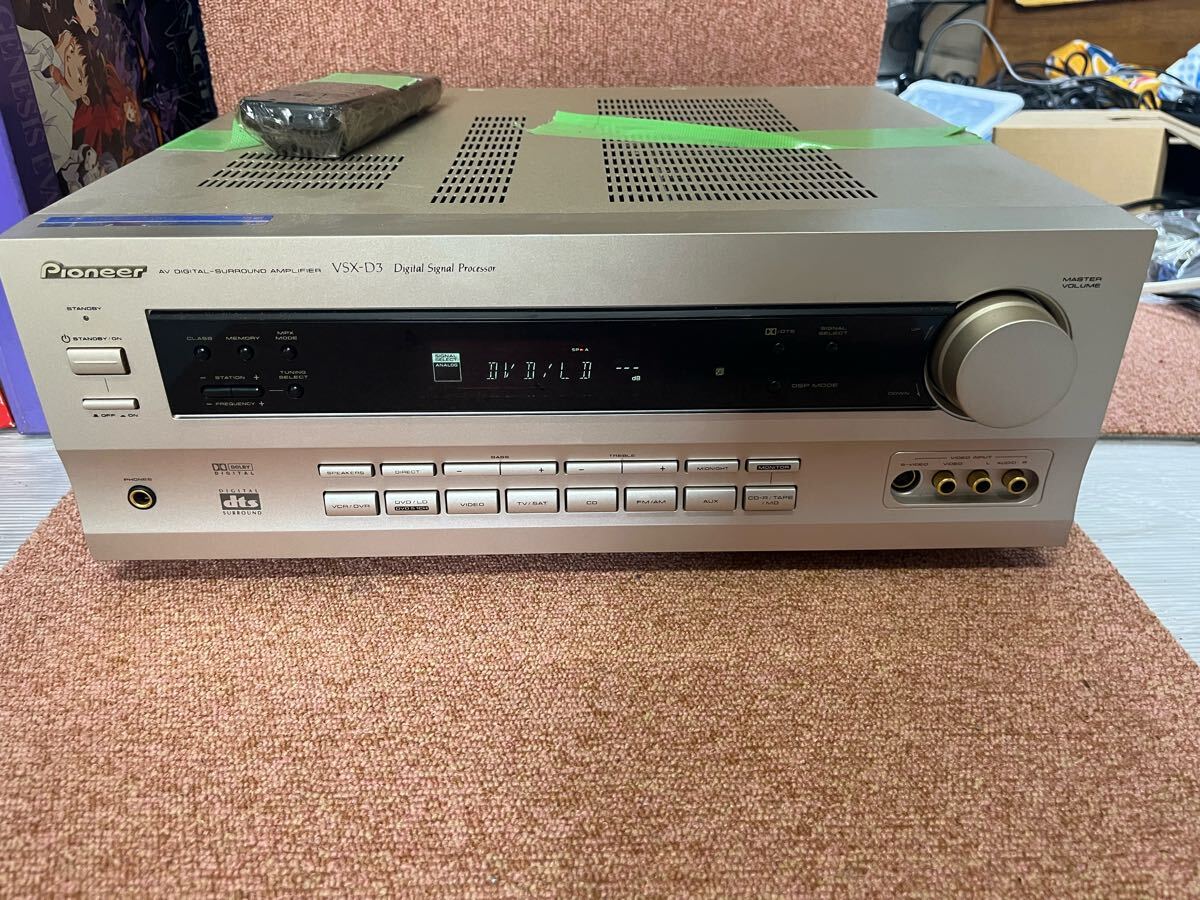 Yahoo!オークション - PIONEER AVアンプ VSX-D3 リモコン付き W
