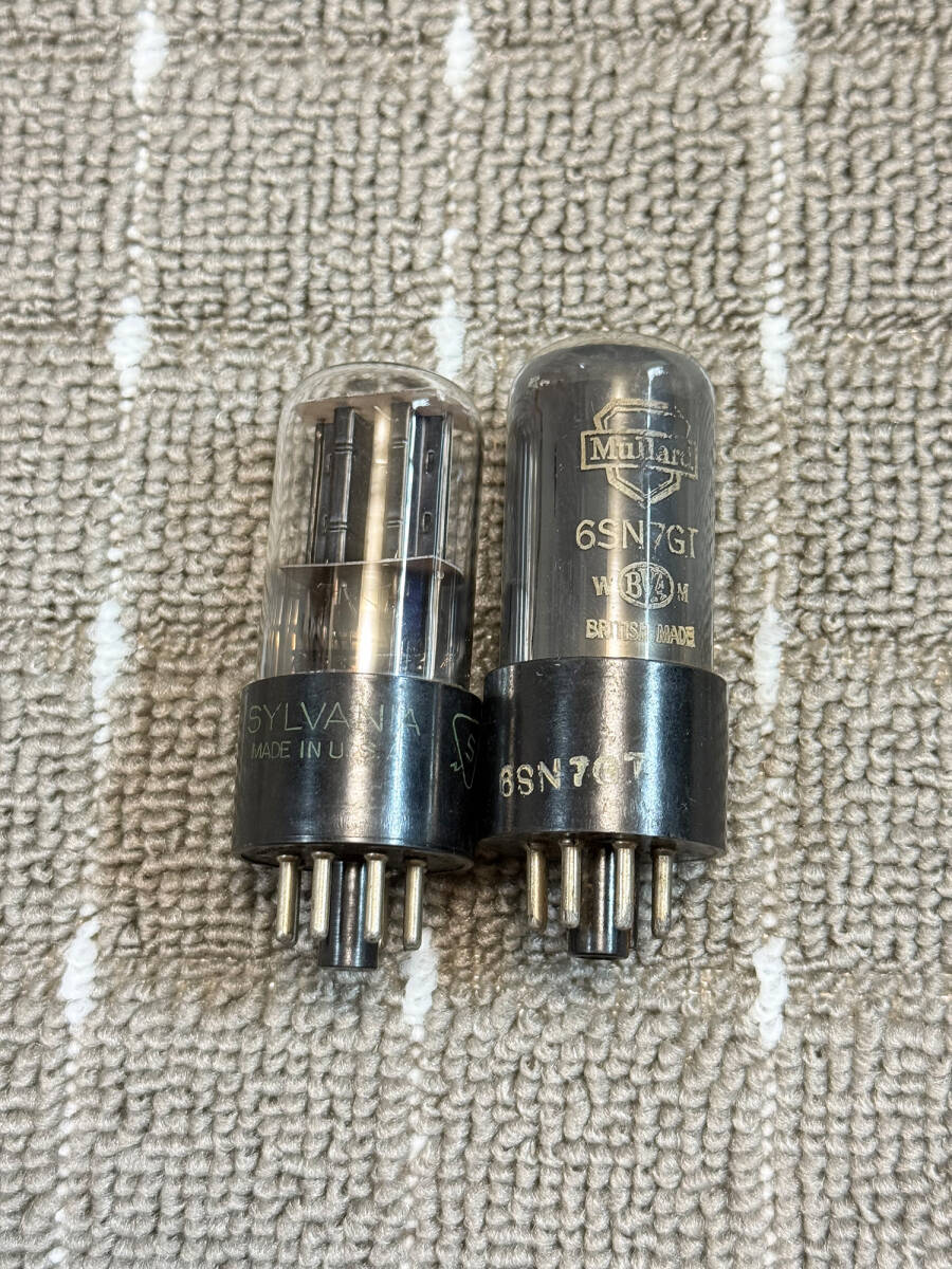 Yahoo!オークション - 6SN7GT Mullard製とSYLVANIA製の2本セット ジャ...