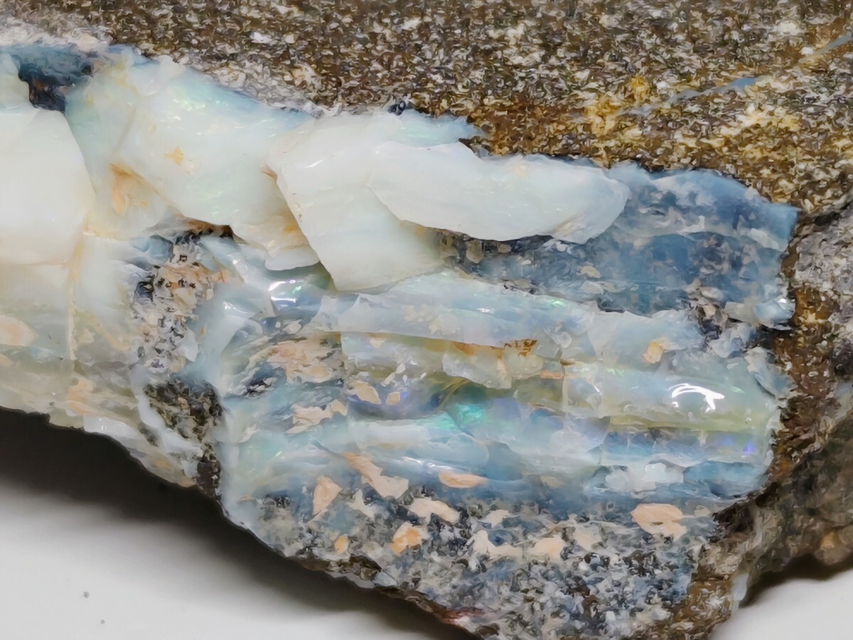 Yahoo!オークション - 【ボルダー】 183g オパール 蛋白石 原石 鑑賞石...