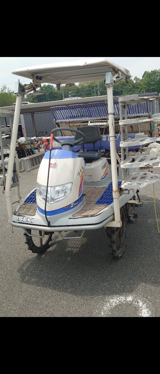 Yahoo!オークション - イセキ PZ50 さなえ キャノピー 田植え機 三重県...