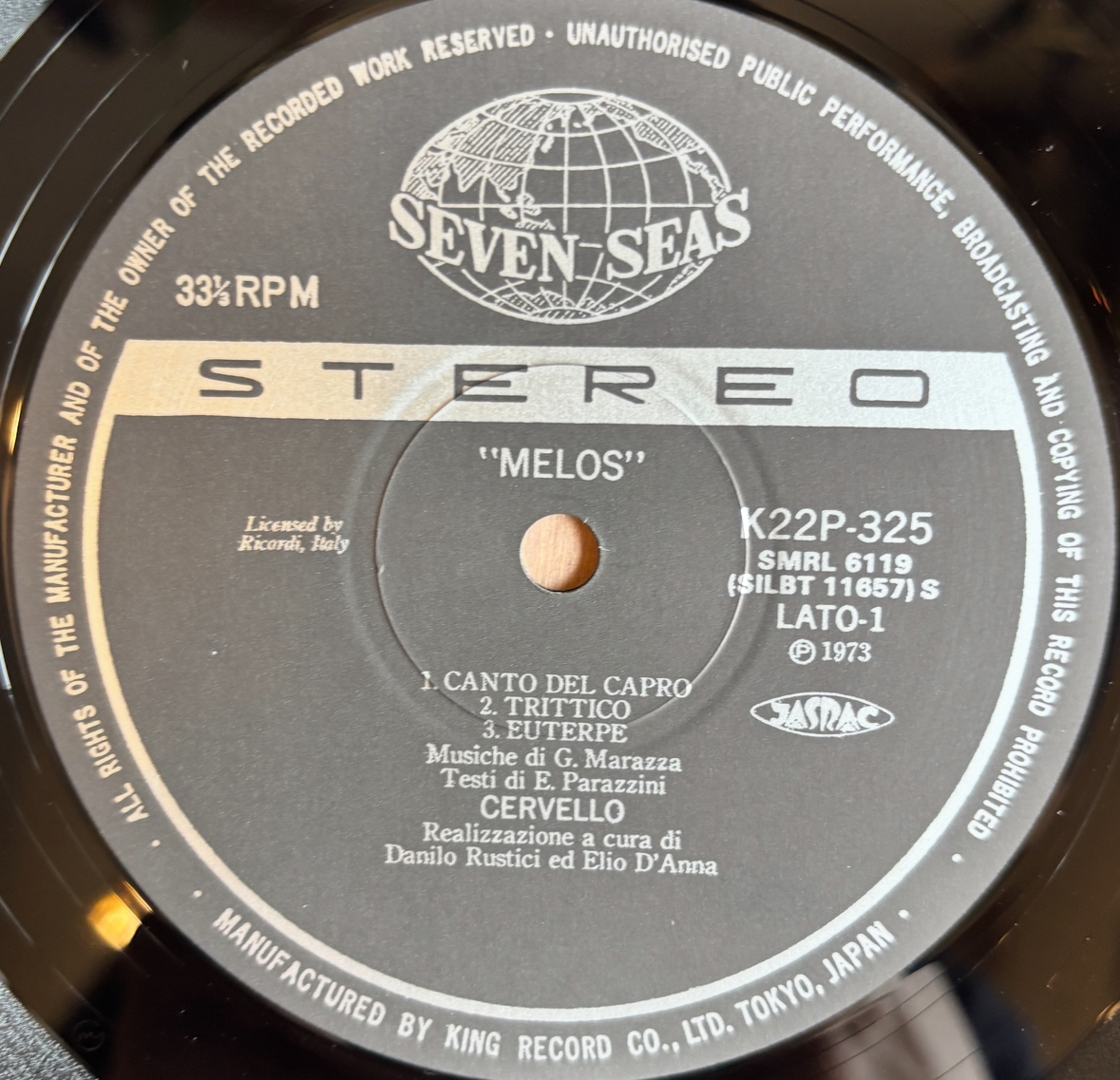 Yahoo!オークション - ギミックJKT 帯付 国内盤 LP チェルヴェッロ Ce...