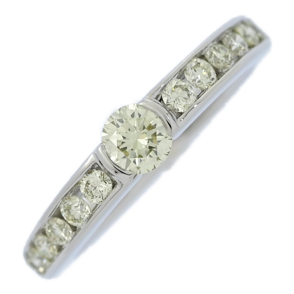 Yahoo!オークション - 0.47ct/Lカラー・ダイヤモンド リング・指輪/K18...