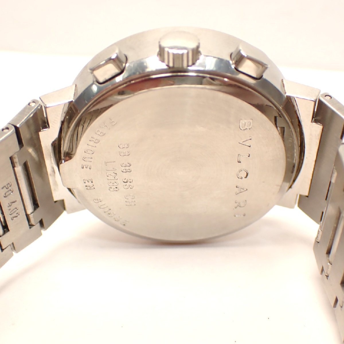 Yahoo!オークション - \1 稼働 ブルガリ BB38SSCH ブルガリブルガリク...