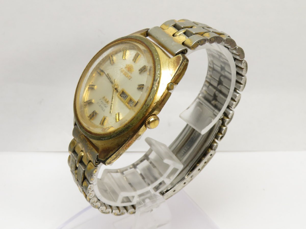 Yahoo!オークション - \1 稼働 オリエント 0429-81173 クリスタル シル...