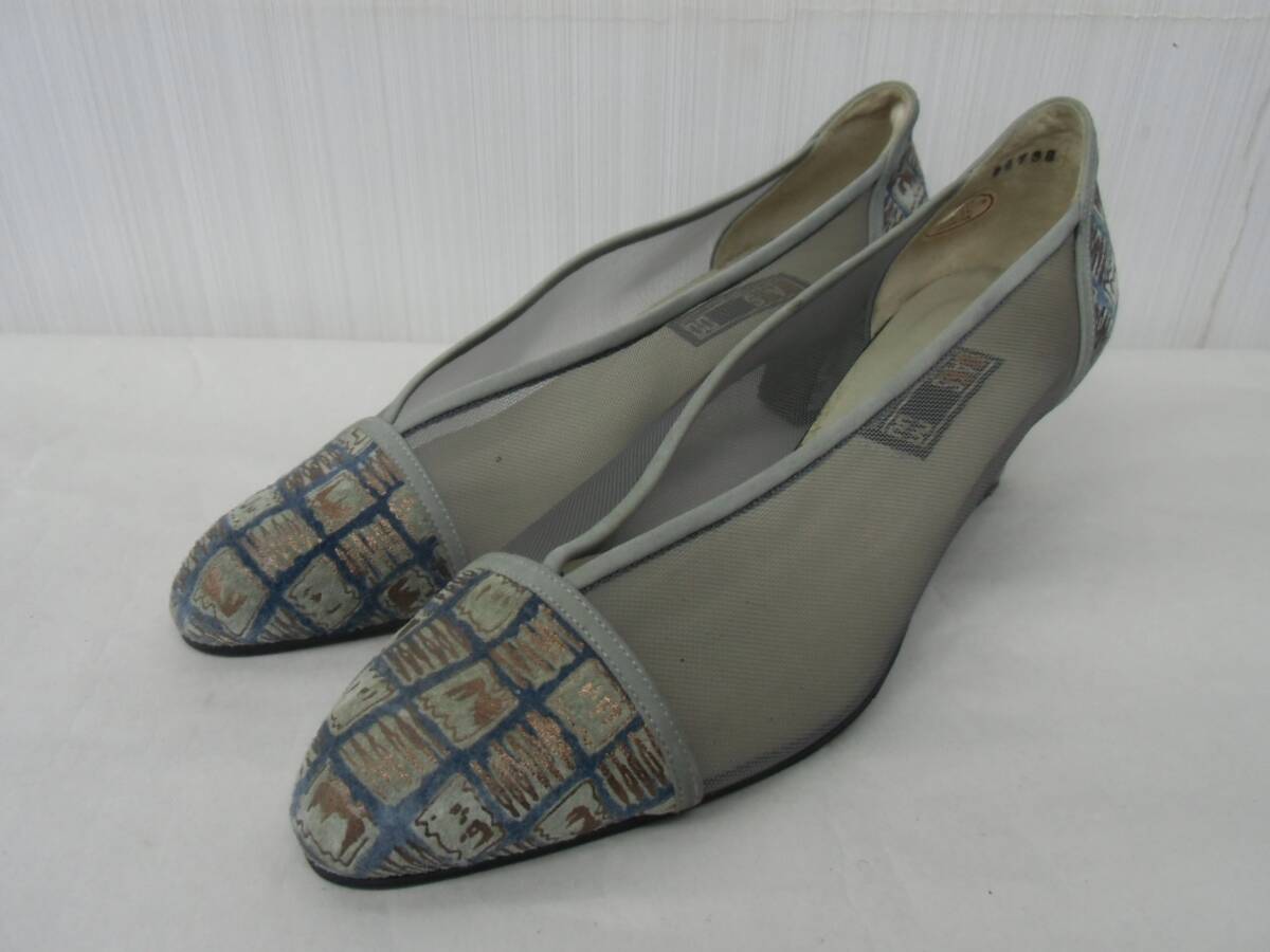 Yahoo!オークション - DAKS ダックス サイドメッシュパンプス 23.5cm ...