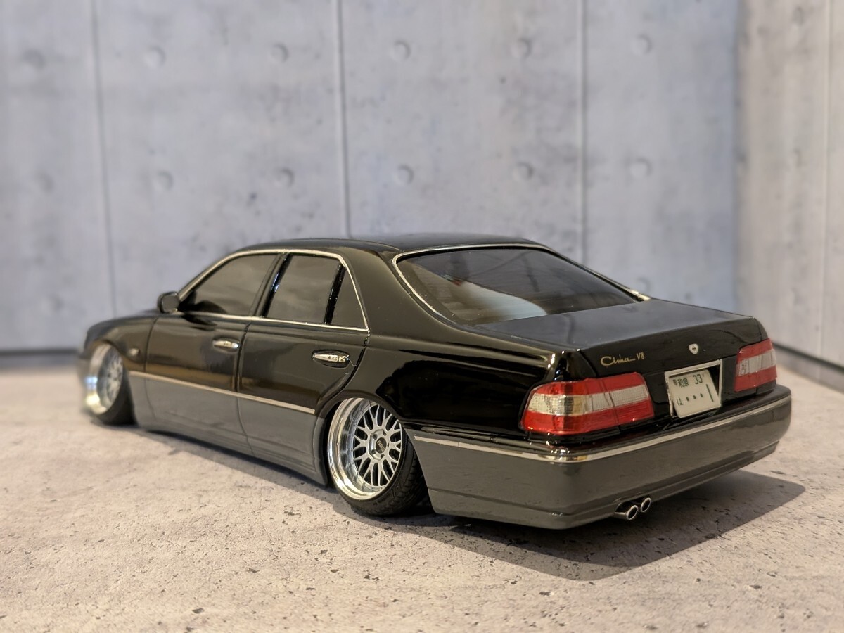 Yahoo!オークション - 1/24 日産 Y33 シーマ CIMA カスタム VIPCAR 完...