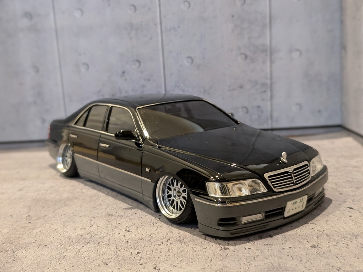Yahoo!オークション - 1/24 日産 Y33 シーマ CIMA カスタム VIPCAR 完...