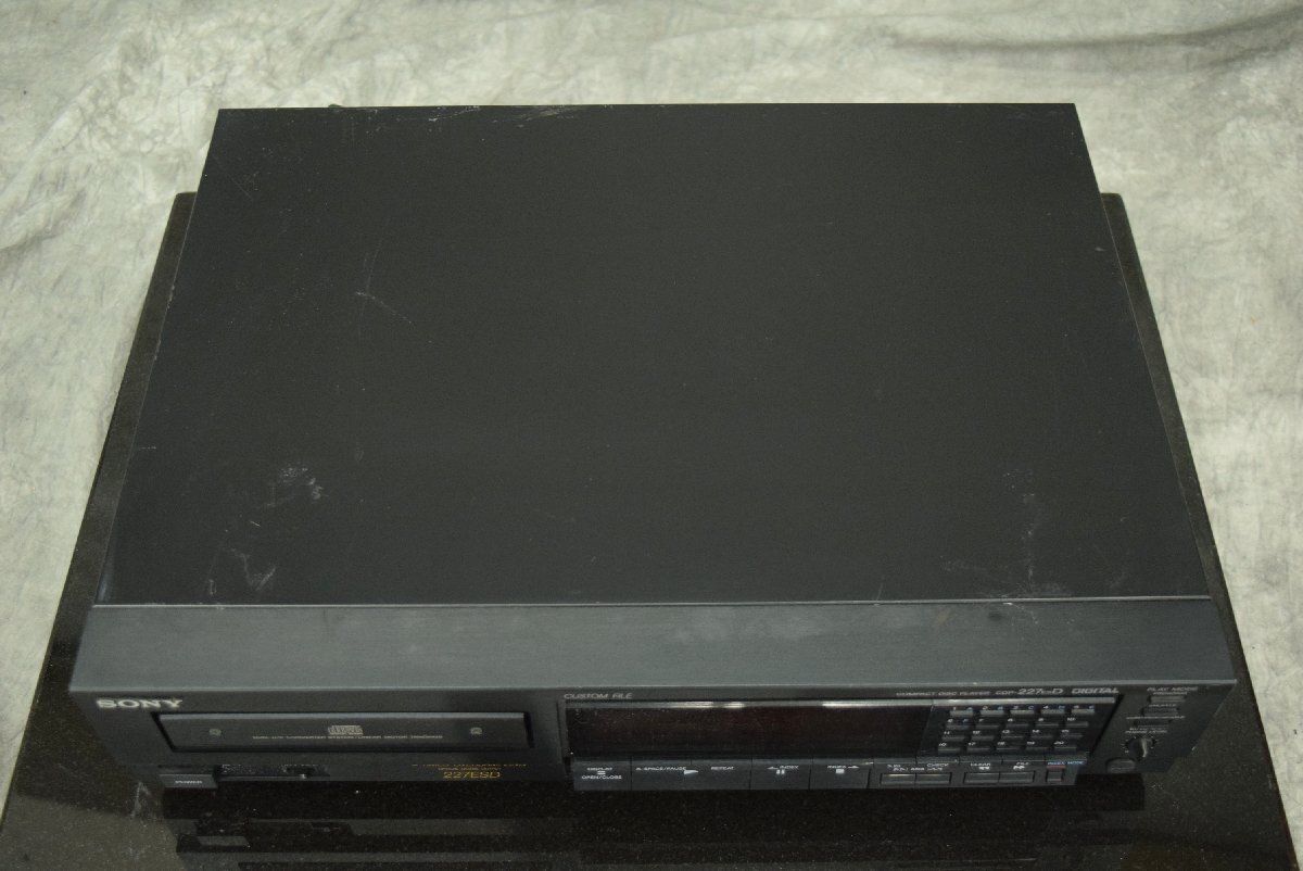 Yahoo!オークション - 【D】SONY CDP-227ESD CDプレーヤー ソニー 2295...