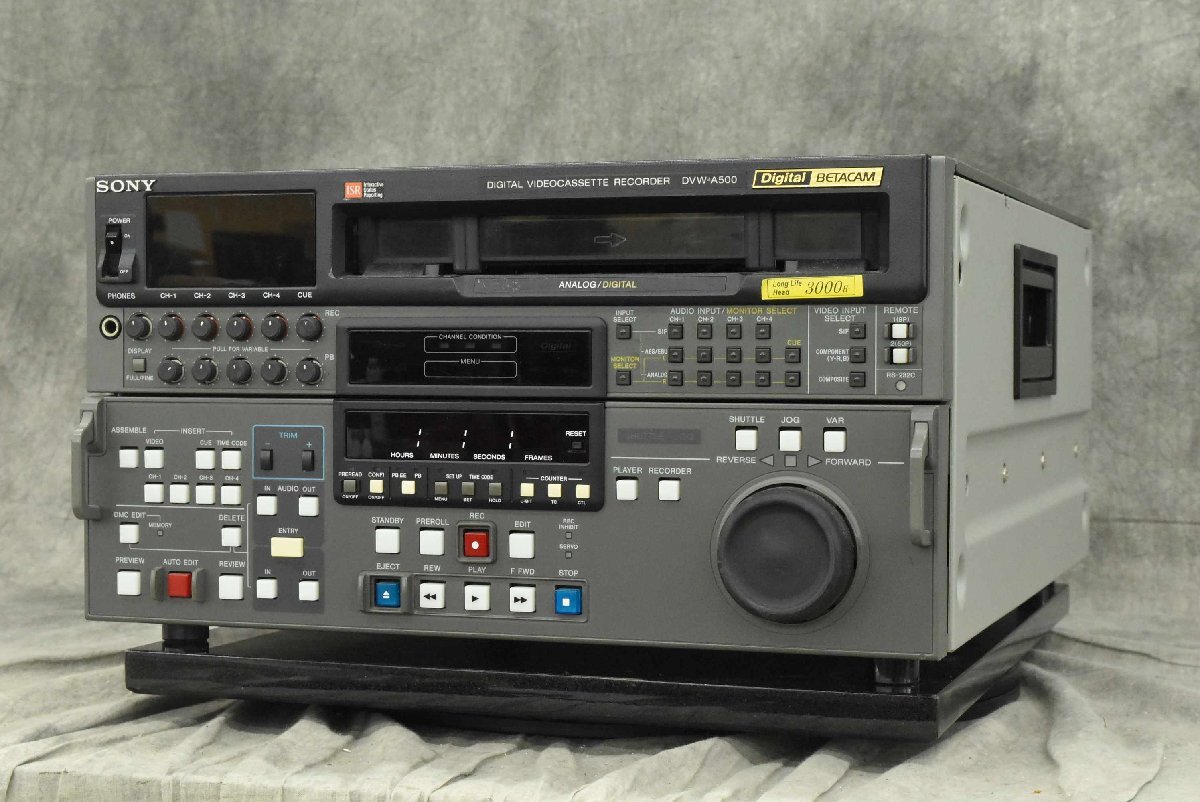 Yahoo!オークション - 【G】SONY DVW-A500 ベータカムVTR ソニー 22732...