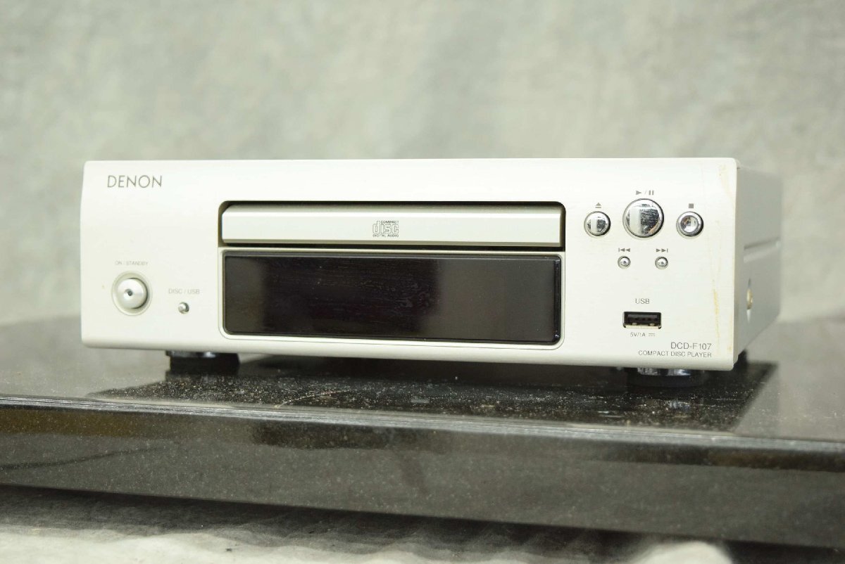 Yahoo!オークション - 【J】DENON DCD-F107 CDプレーヤー デノン