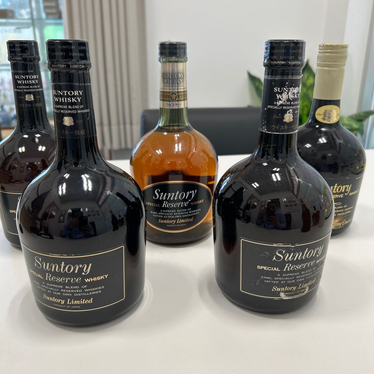 Yahoo!オークション - SUNTORY サントリー スペシャルリザーブ 5本まと...