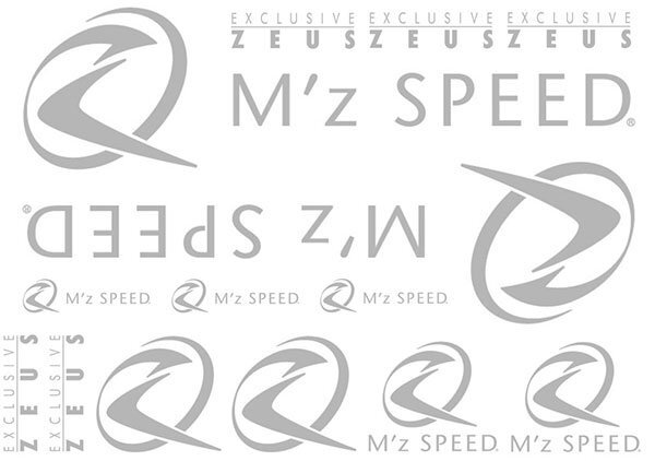 Yahoo!オークション - M'z SPEED カッティングデカール ステッカーセッ...