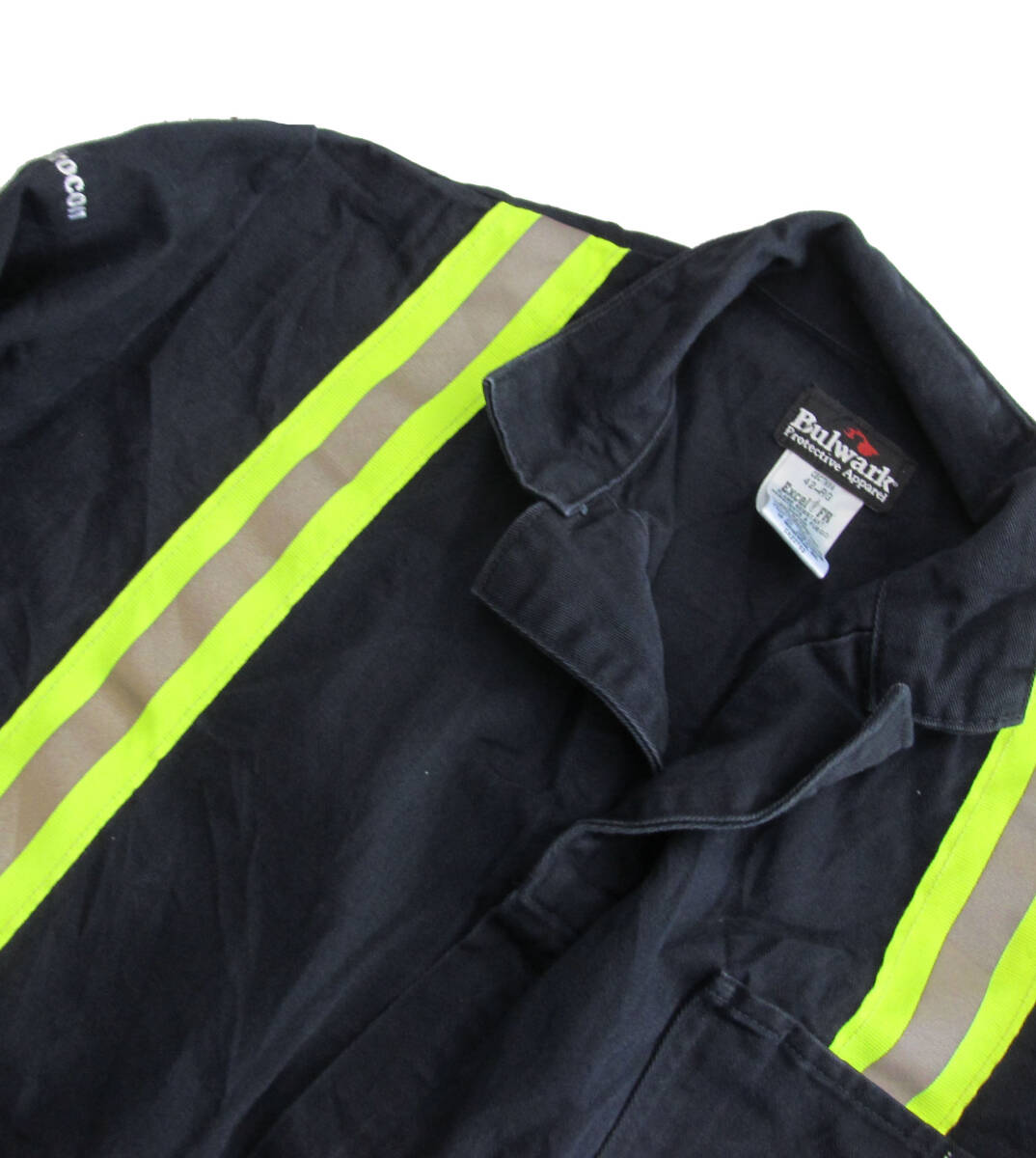 Yahoo!オークション - US古着 Bulwark 難燃 FR リフレクター 長袖 つな...