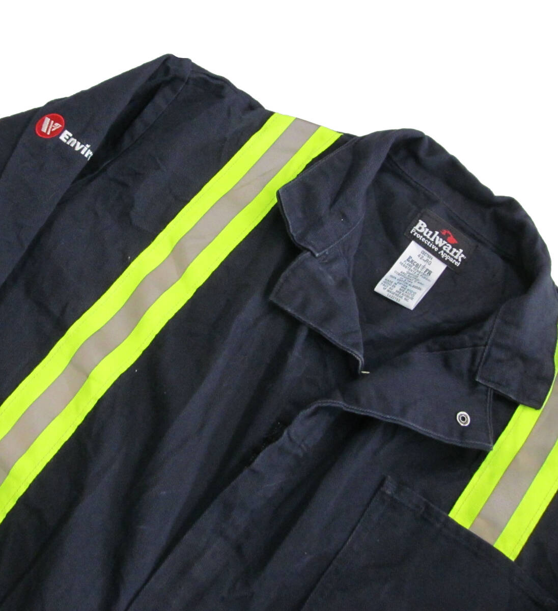 Yahoo!オークション - US古着 Bulwark FR 難燃 リフレクター コットン1...