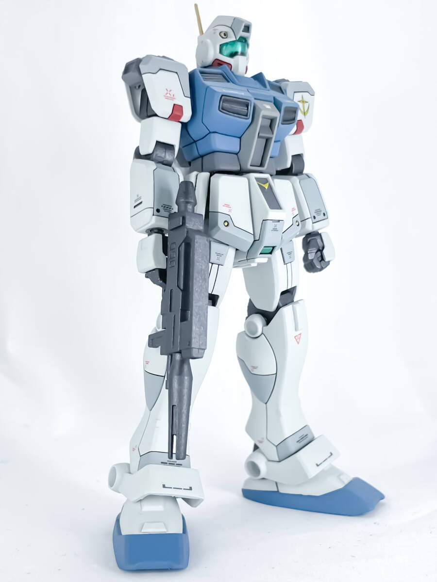 Yahoo!オークション - 1/144 HGUC RGM-79D 寒冷地仕様ジム 改修塗装済...
