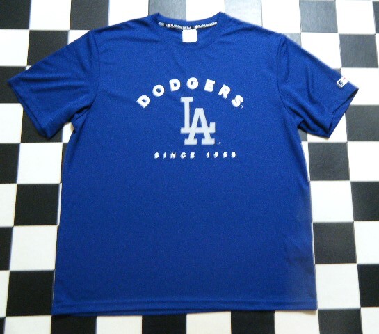 Yahoo!オークション - MLB ドジャース 半袖 Tシャツ 4L 青 れ6798 大...