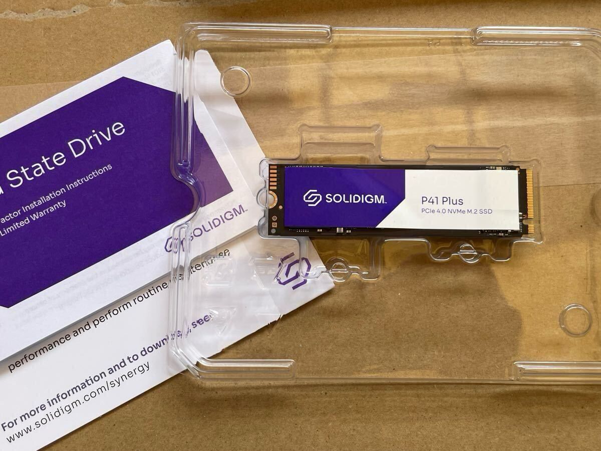 Yahoo!オークション - Solidigm P41 Plus 512GB SSDPFKNU512GZ ソリダ...