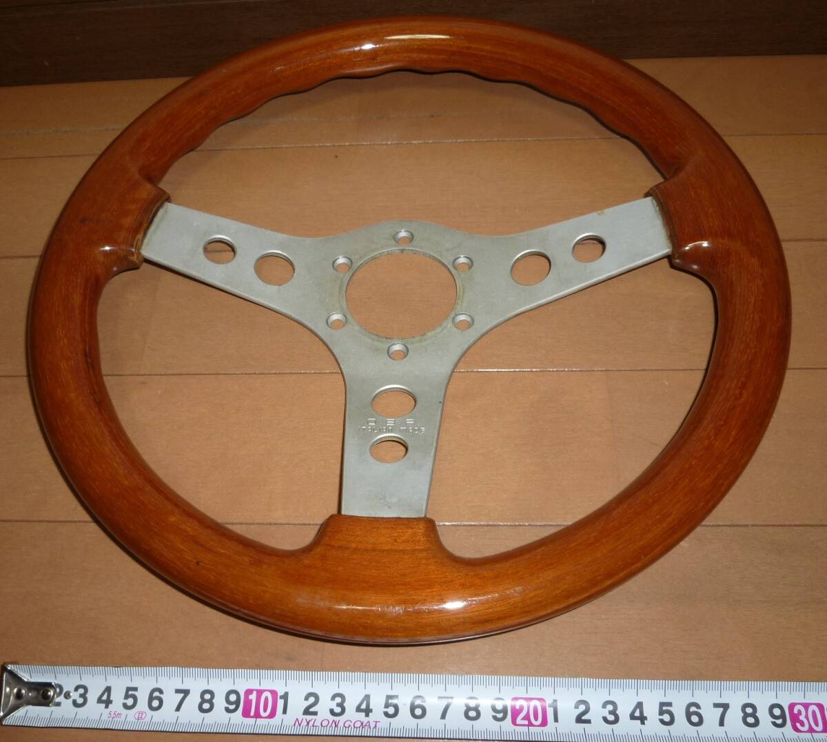 Yahoo!オークション - OBA オバ 35Φ 木製ステアリング ウッド 良品